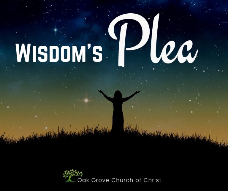 The Plea of Scripture | Oak Grove Church of Christ